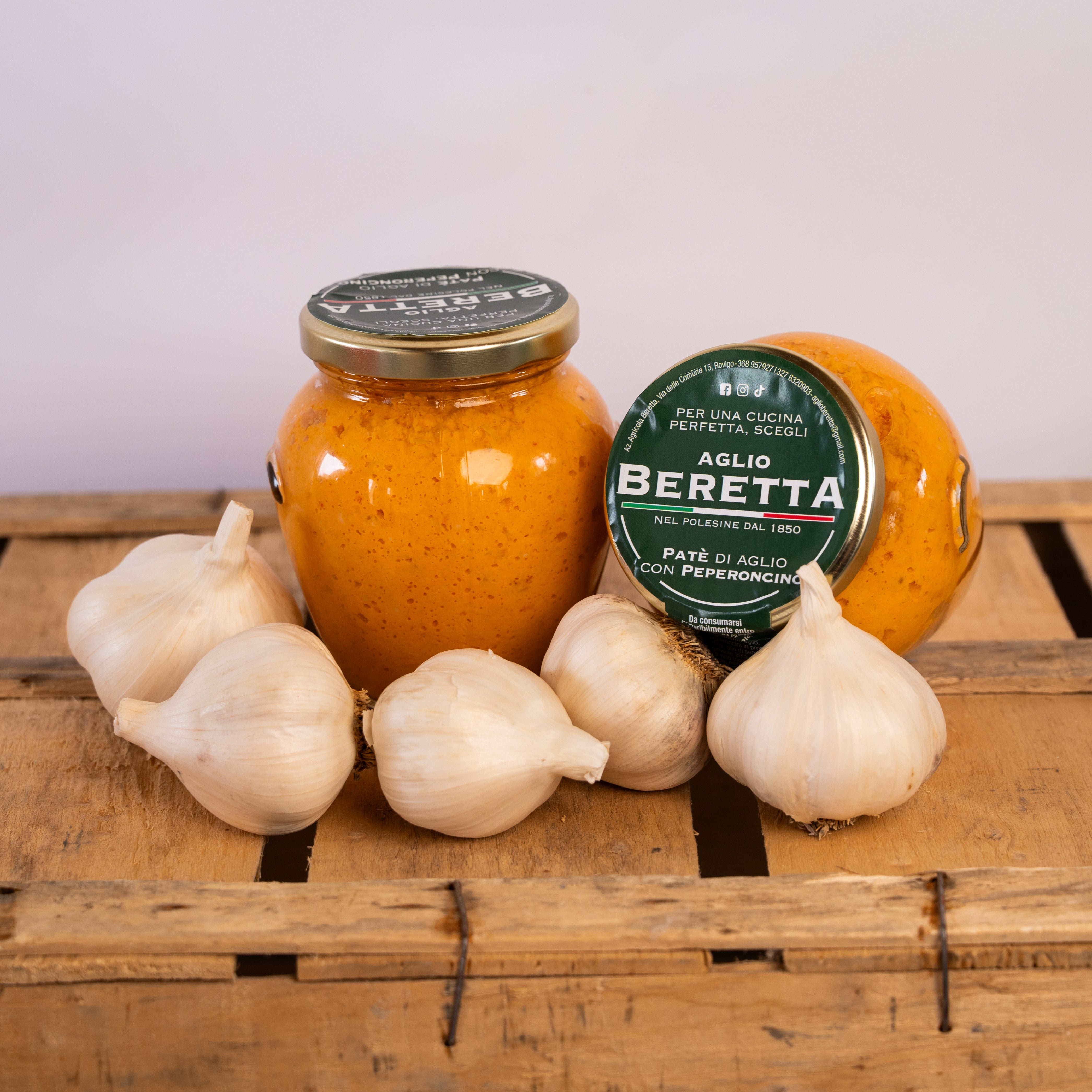 Paté di Aglio con Peperoncino – Aglio Beretta